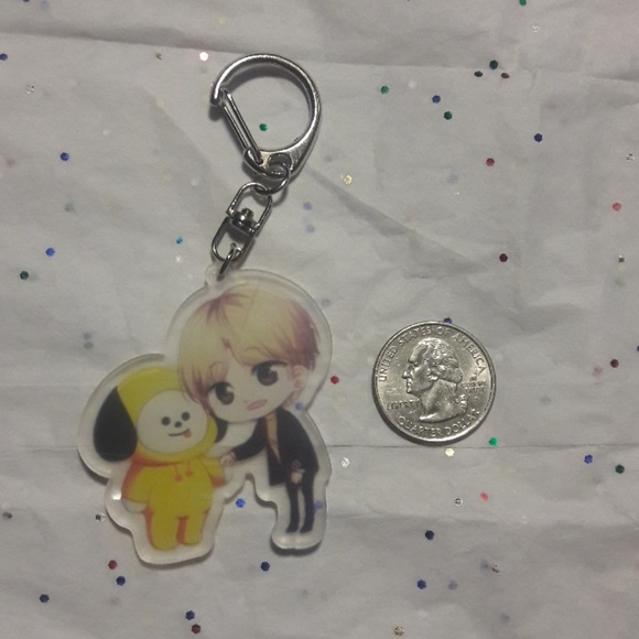 Accessories | Bts Bt21 Kpop Chimmy Jimin Keychain | Poshmark